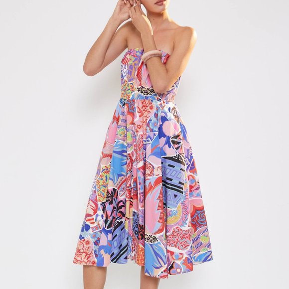 Anthropologie | Dresses | Htf Anthropologie Alexandra Farmer Painterly ...
